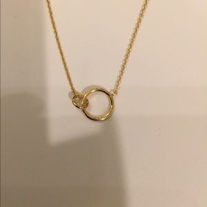 Gorjana | Jewelry | Gorjana Wiltshire Connected Loop Necklace 8 Karat | Poshmark
